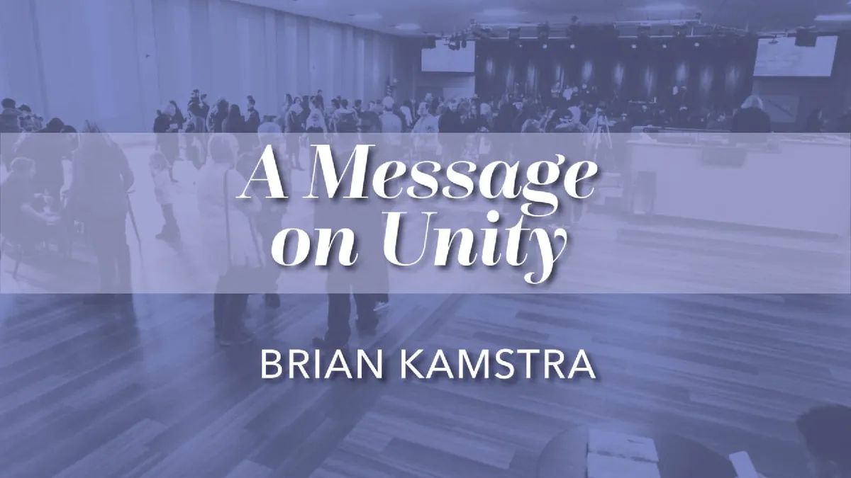 A Message on Unity | Spirit of God Fellowship