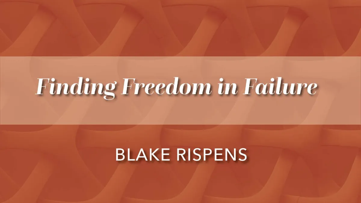 Finding Freedom in Failure | Spirit of God Fellowship